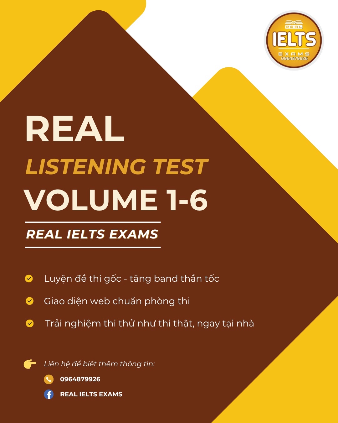 LISTENING VOL 1-6 - REAL IELTS